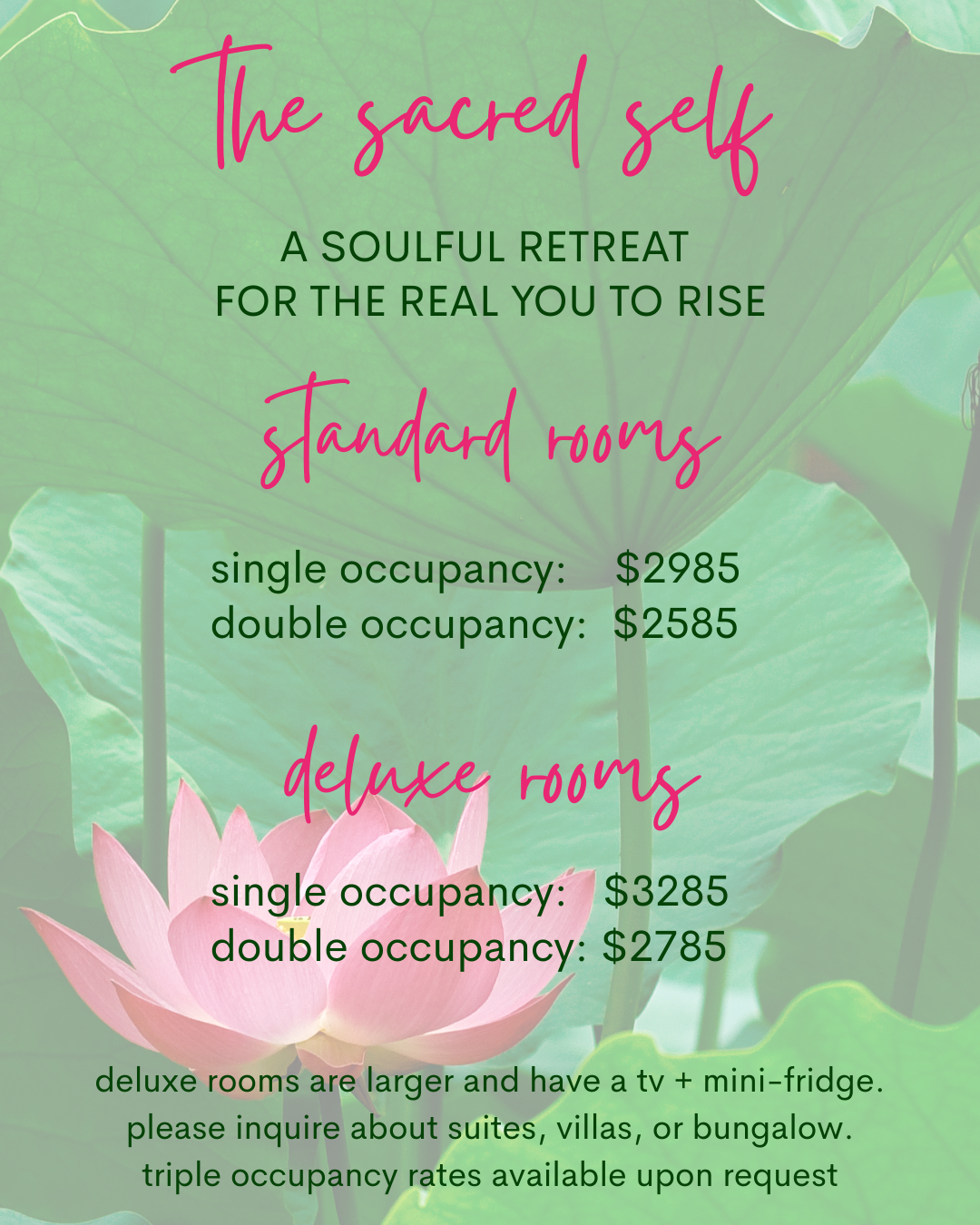 Retreats, YTT, and CE’s – Home